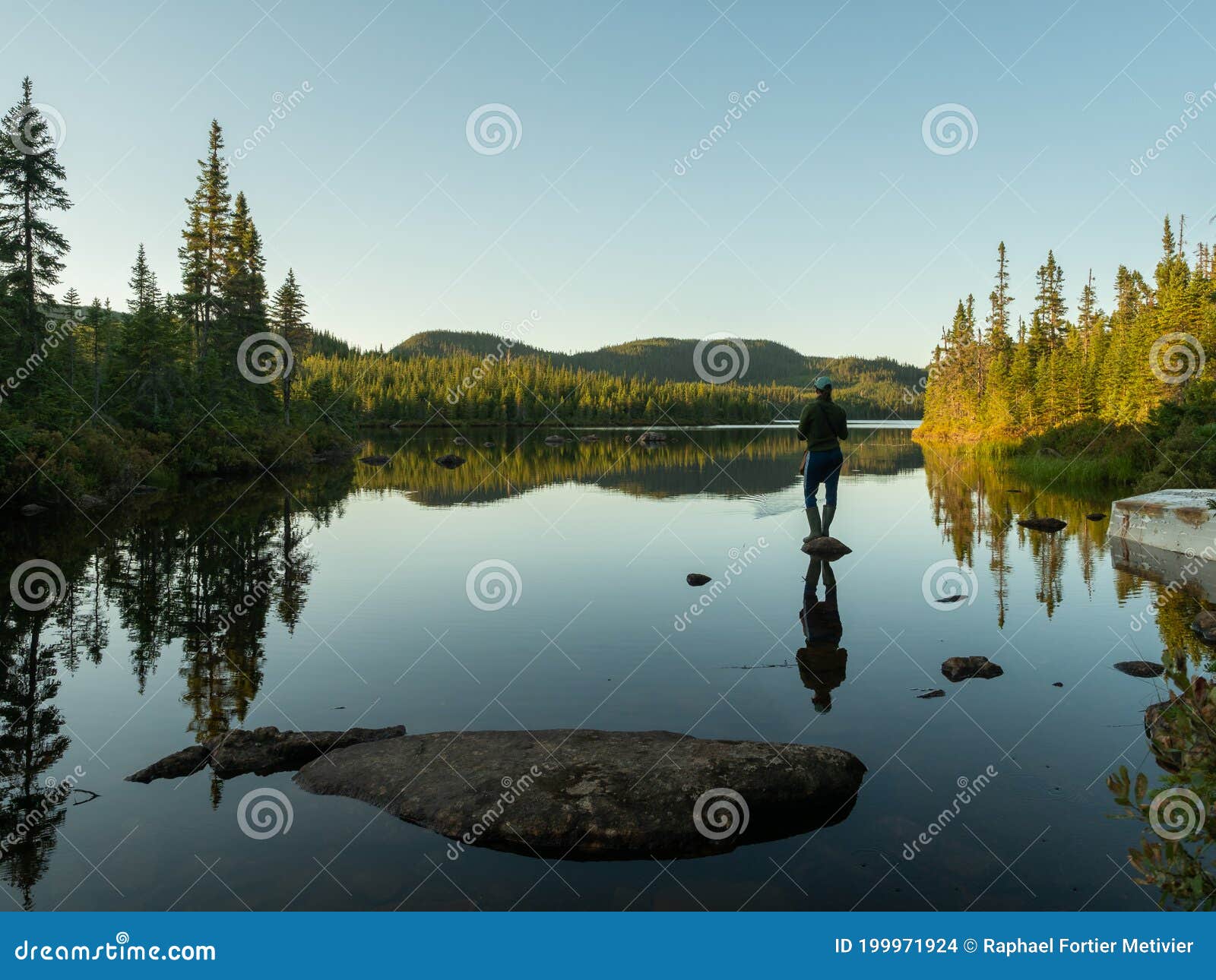 Northern Quebec Landscape stock photo. Image of excursionist - 199971924