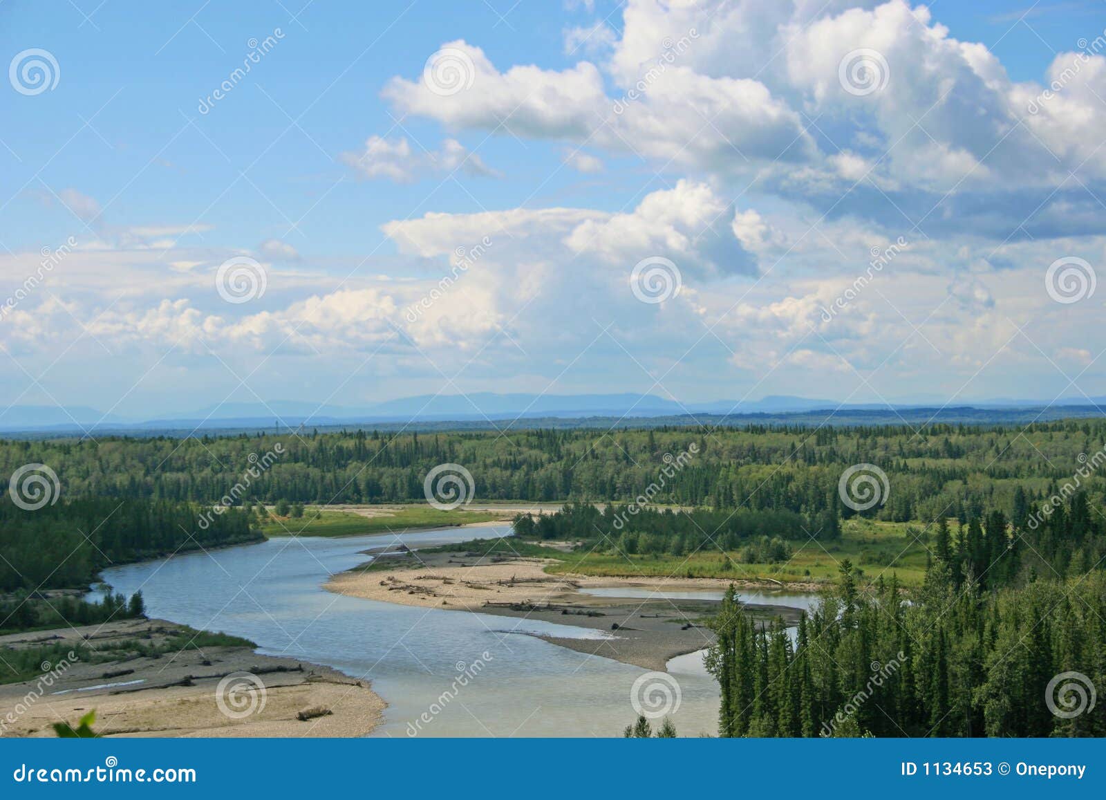 Northern River stock image. Image of forests, alberta - 1134653