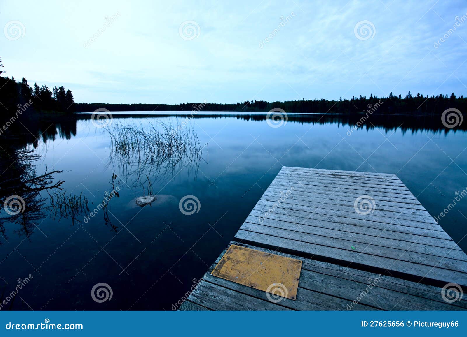 Northern Saskatchewan Lake stock photo. Image of blue - 27625656