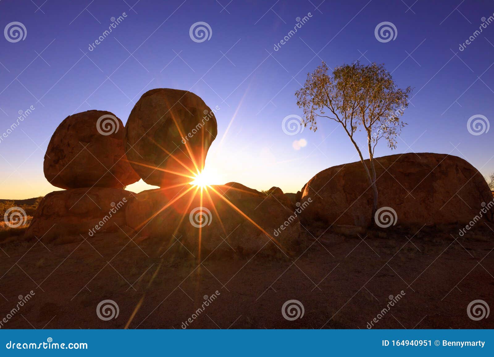 Northern Territory Devils Marbles Stock Image - Image of geological ...