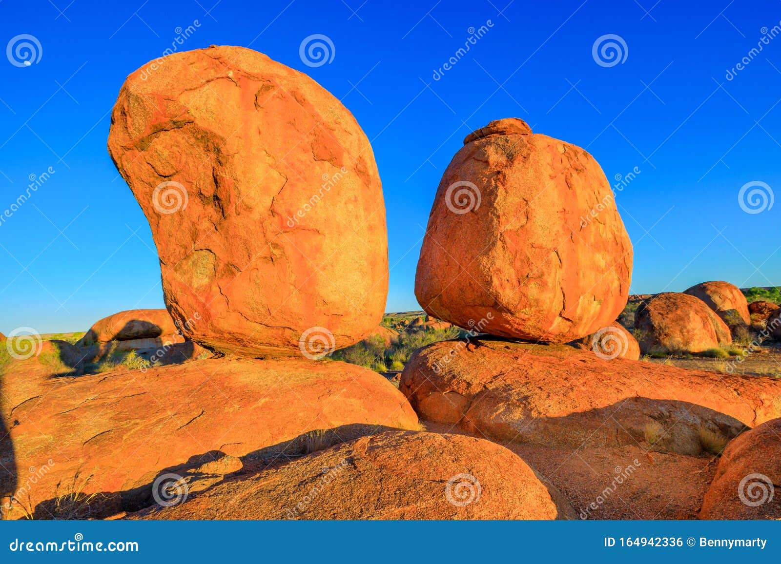 Northern Territory Devils Marbles Stock Photo - Image of land, geology ...