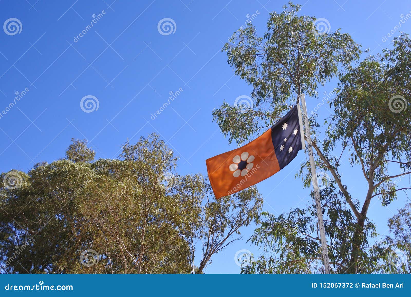 The Flag of the Northern Territory State Lays on Territory Day Stock ...