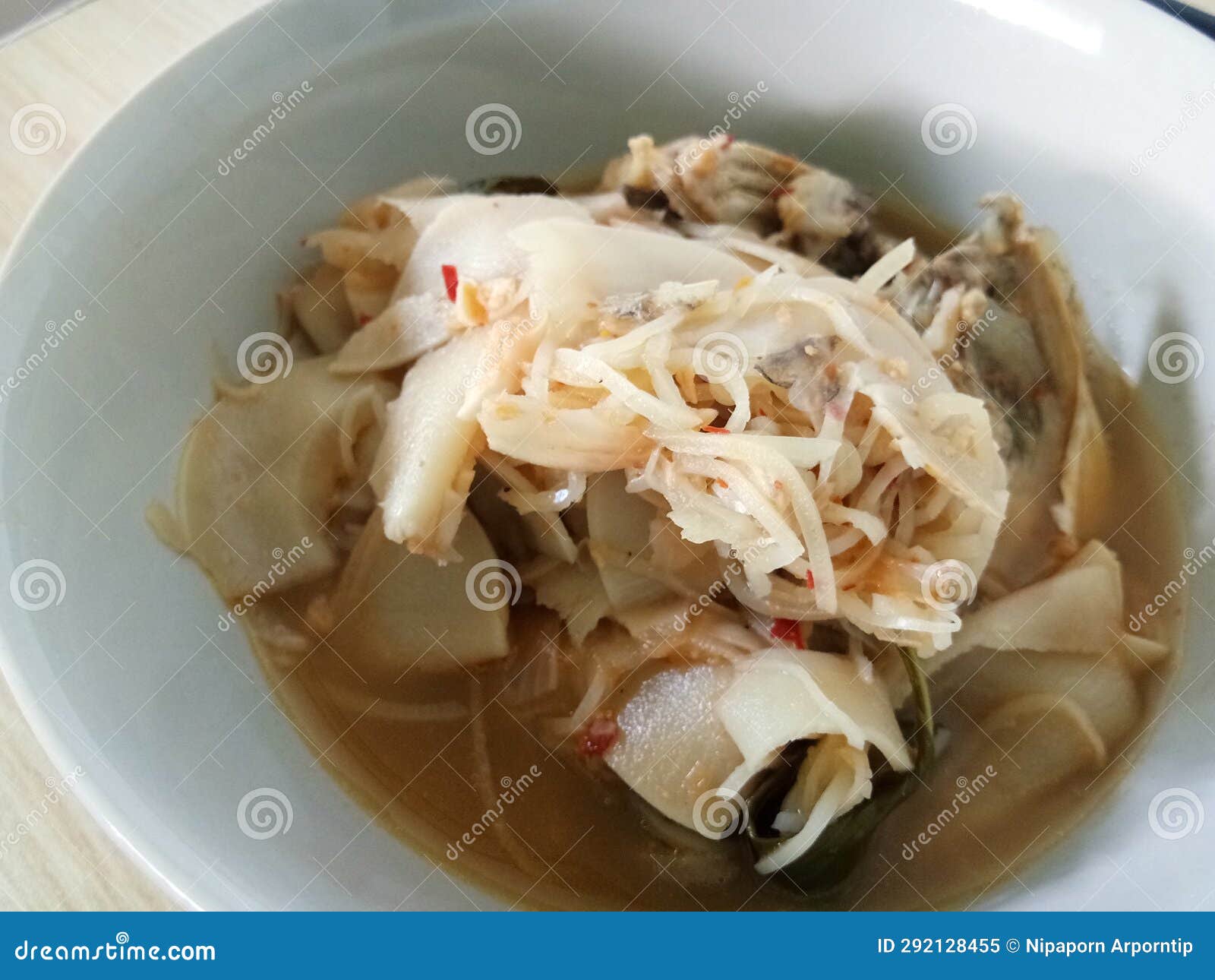 Northern Thai Style Bamboo Shoot Soup Stock Image - Image of shoot ...