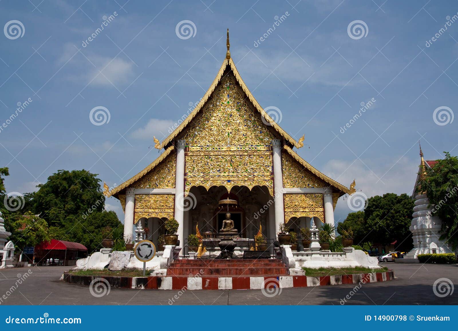 Northern Thailand Temple stock photo. Image of national - 14900798