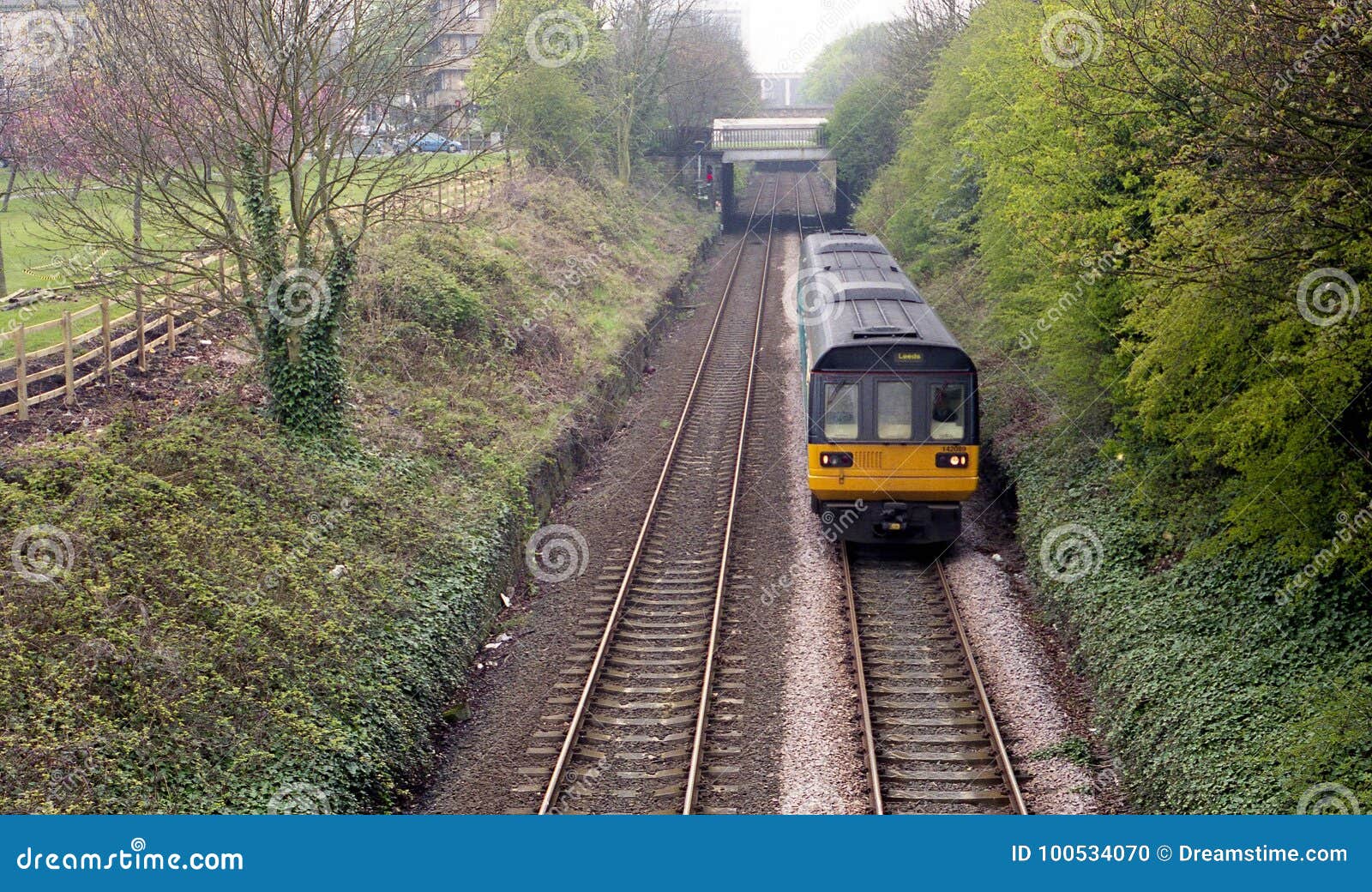 Northern Trains Class 142 Pacer Unit Near Harrogate Editorial Image ...