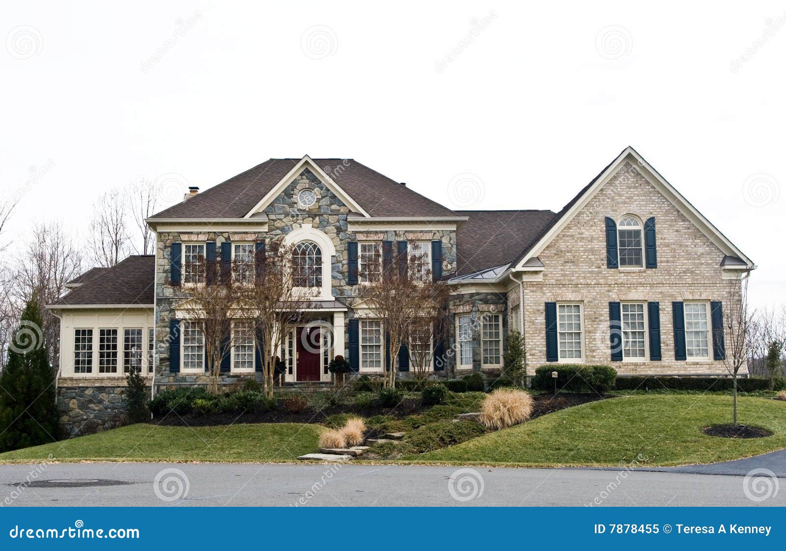 Northern Virginia Home stock image. Image of fancy, luxurious - 7878455
