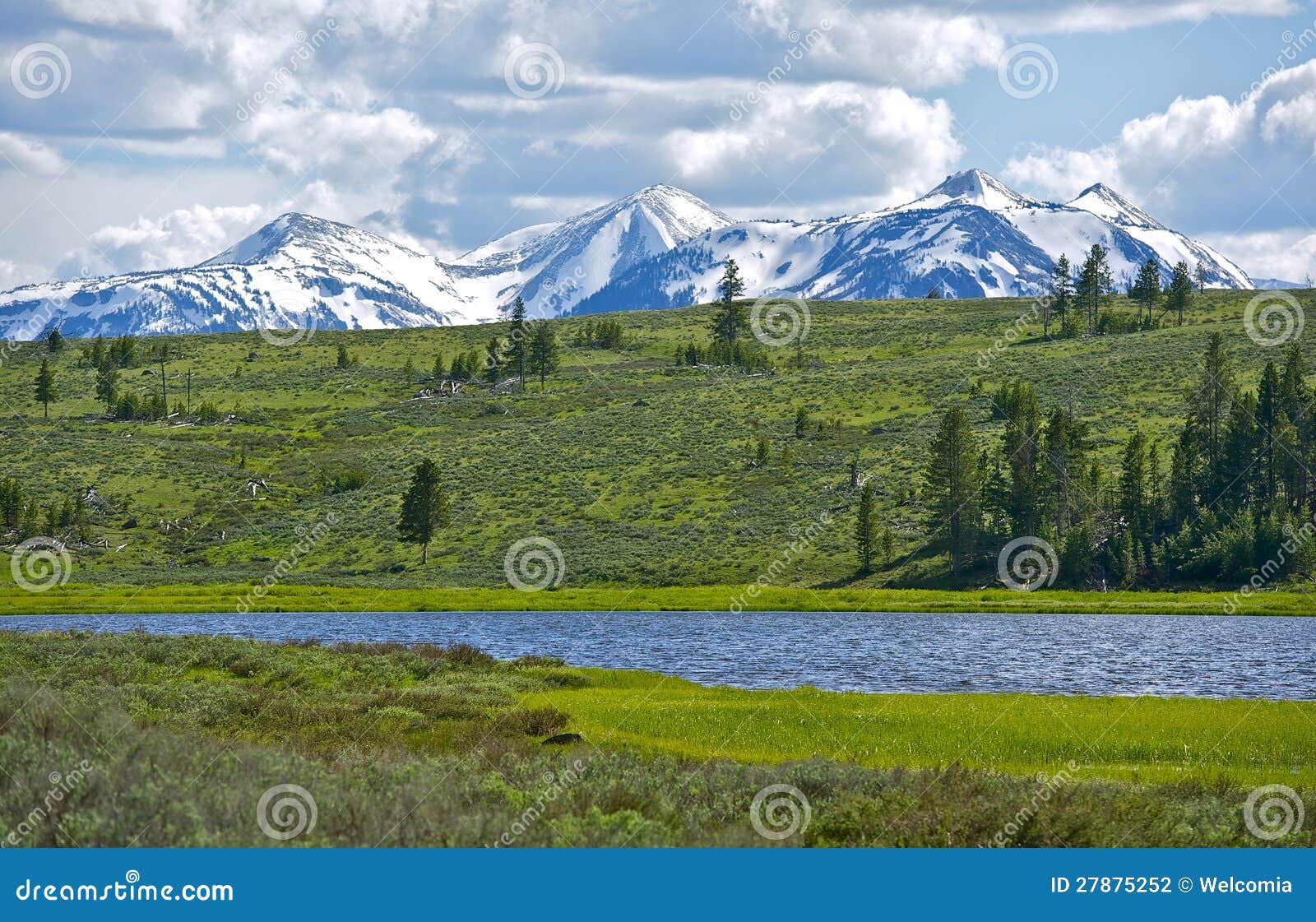 Northern Yellowstone stock photo. Image of mountains - 27875252