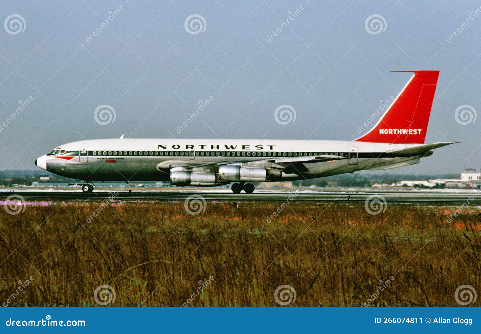 Northwest Boeing B-720-051B N733US CN 18386 LN 237 Editorial Photo ...