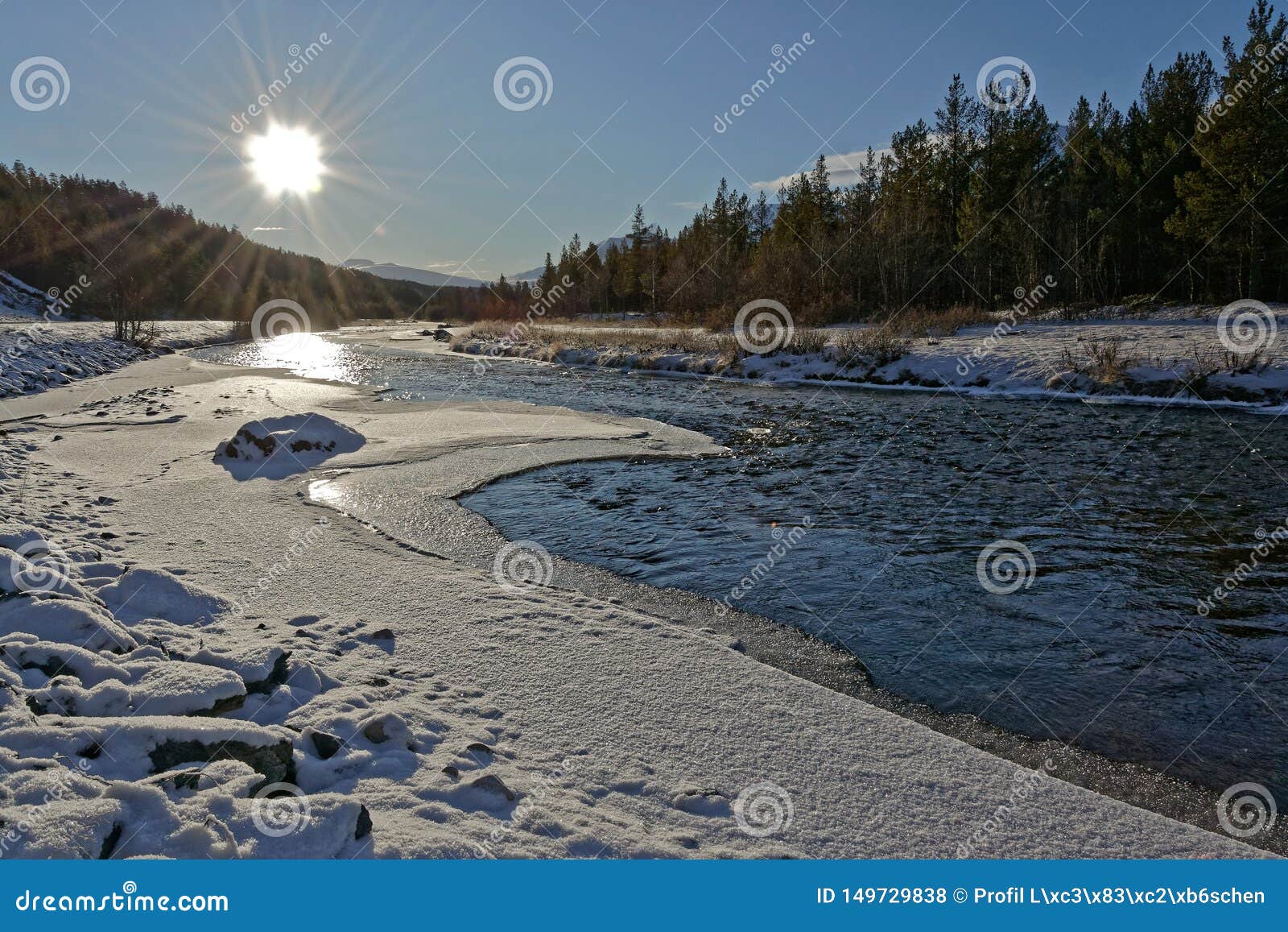 Norway. the Atna in Rondane. Stock Photo - Image of paradise, frozen ...