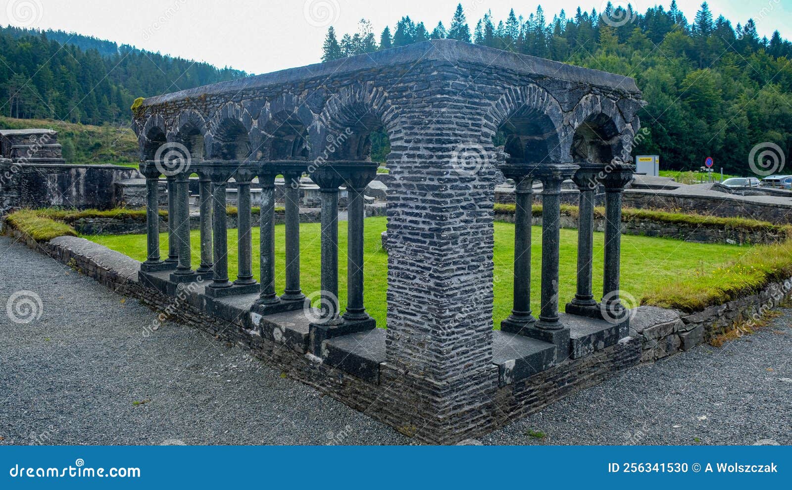 Norway Celtic Historical Buildings in the Summer Stock Photo - Image of ...