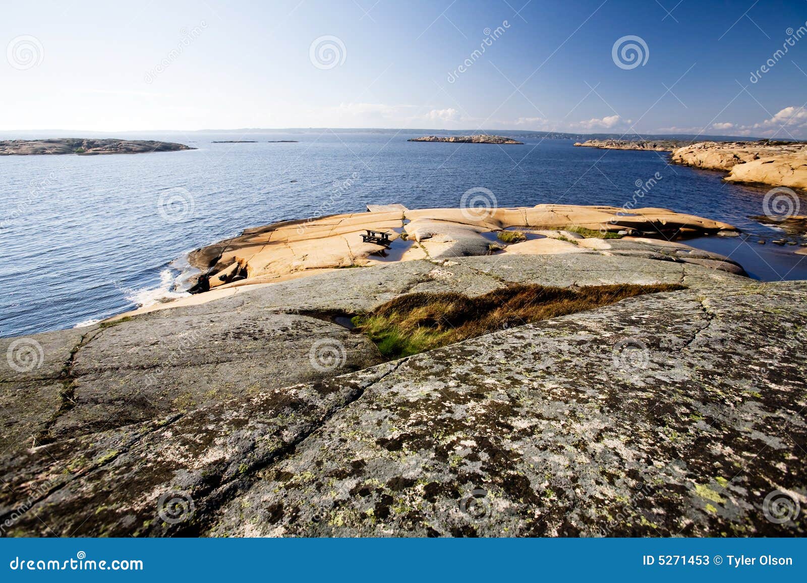 Norway Coast stock image. Image of natural, rock, warm - 5271453