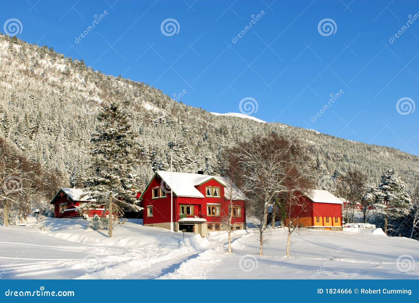 Norway Farm House stock photo. Image of restful, blue - 1824666