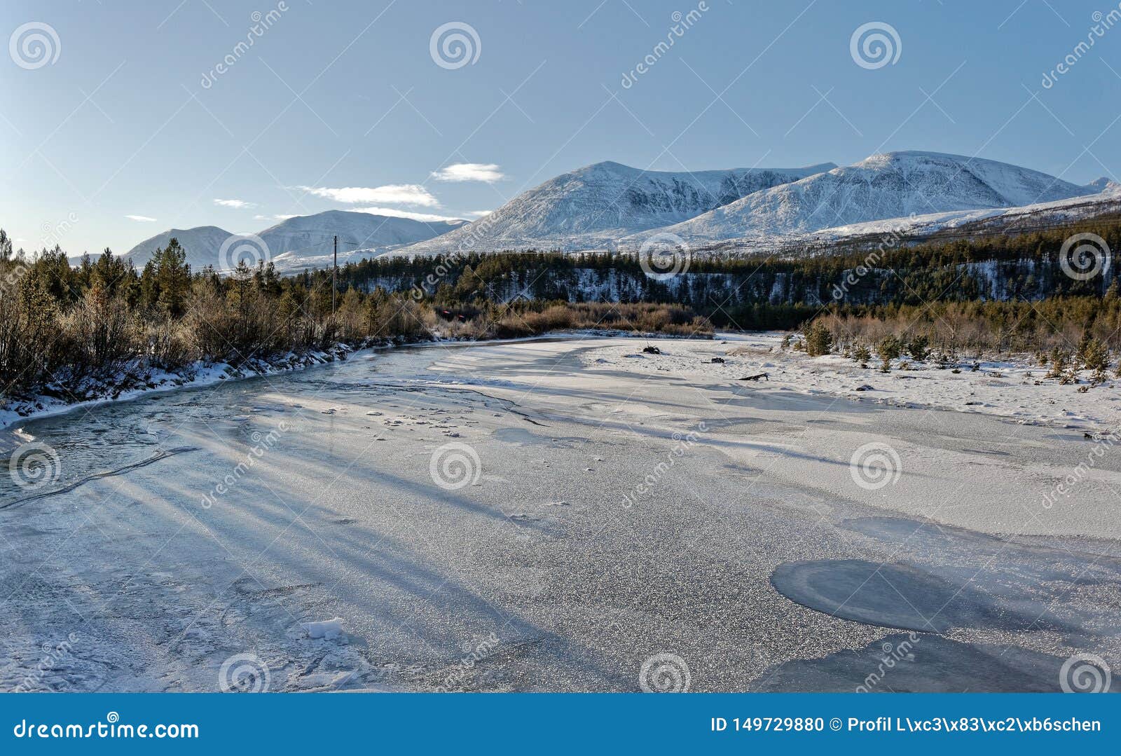 Norway.Flow Atna in Rondane Stock Photo - Image of wonderful, norway ...