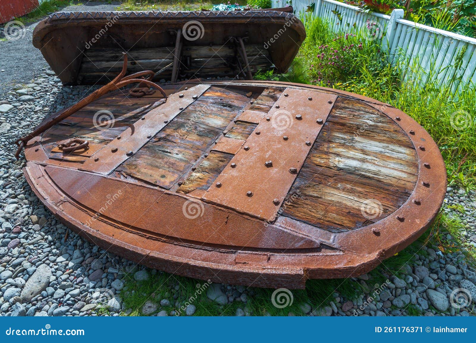 Rusting Fishing Boat Equipment in ByggÃ°asafn VestfjarÃ°a Westfjord ...