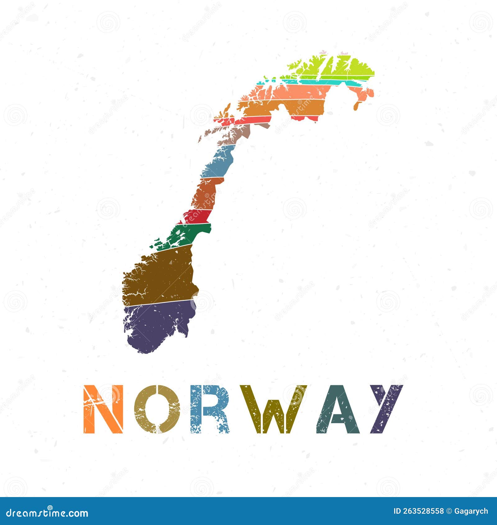 Norway map design. stock vector. Illustration of grain - 263528558