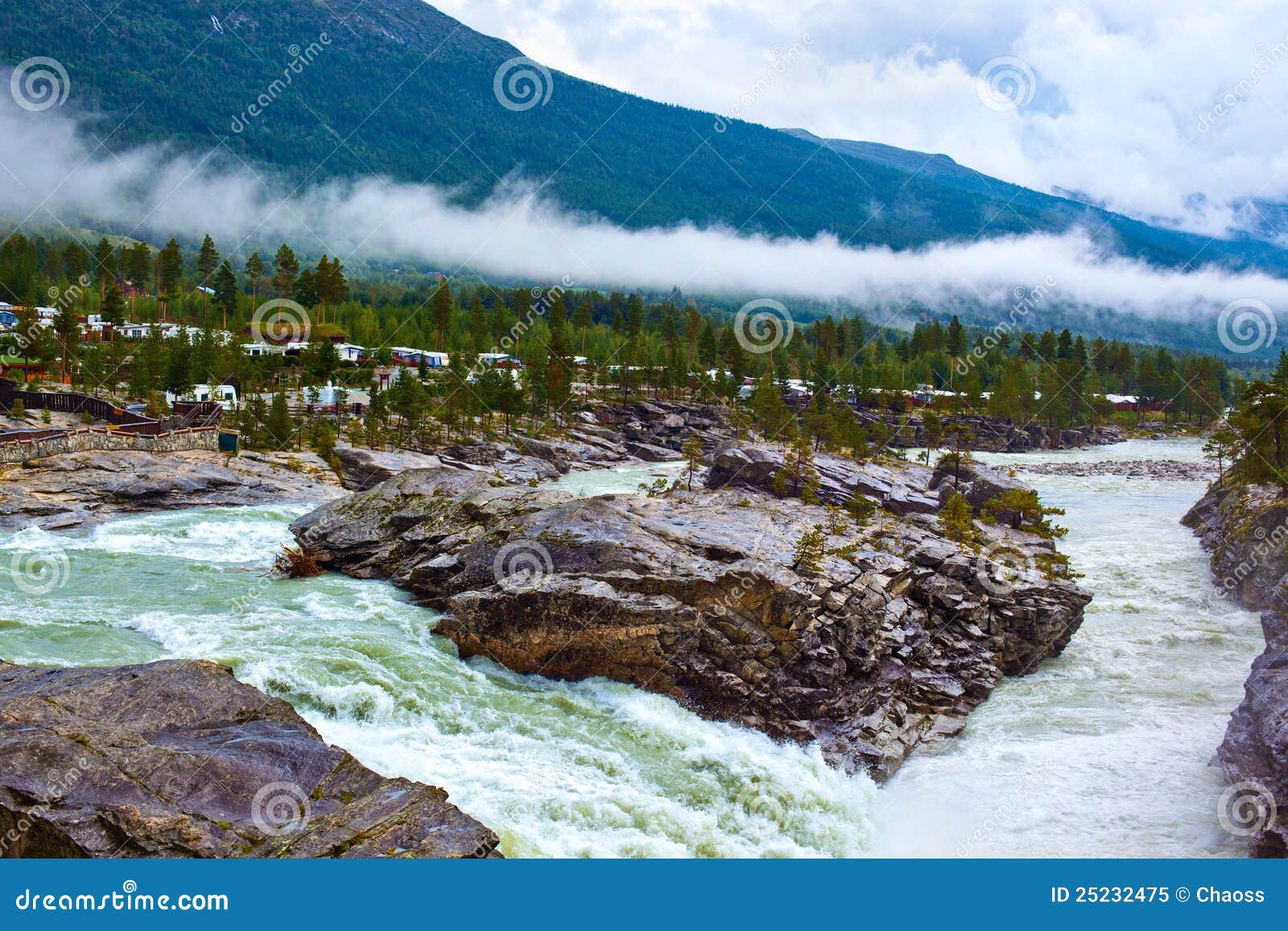Norway mountain river stock image. Image of forest, scandinavia - 25232475