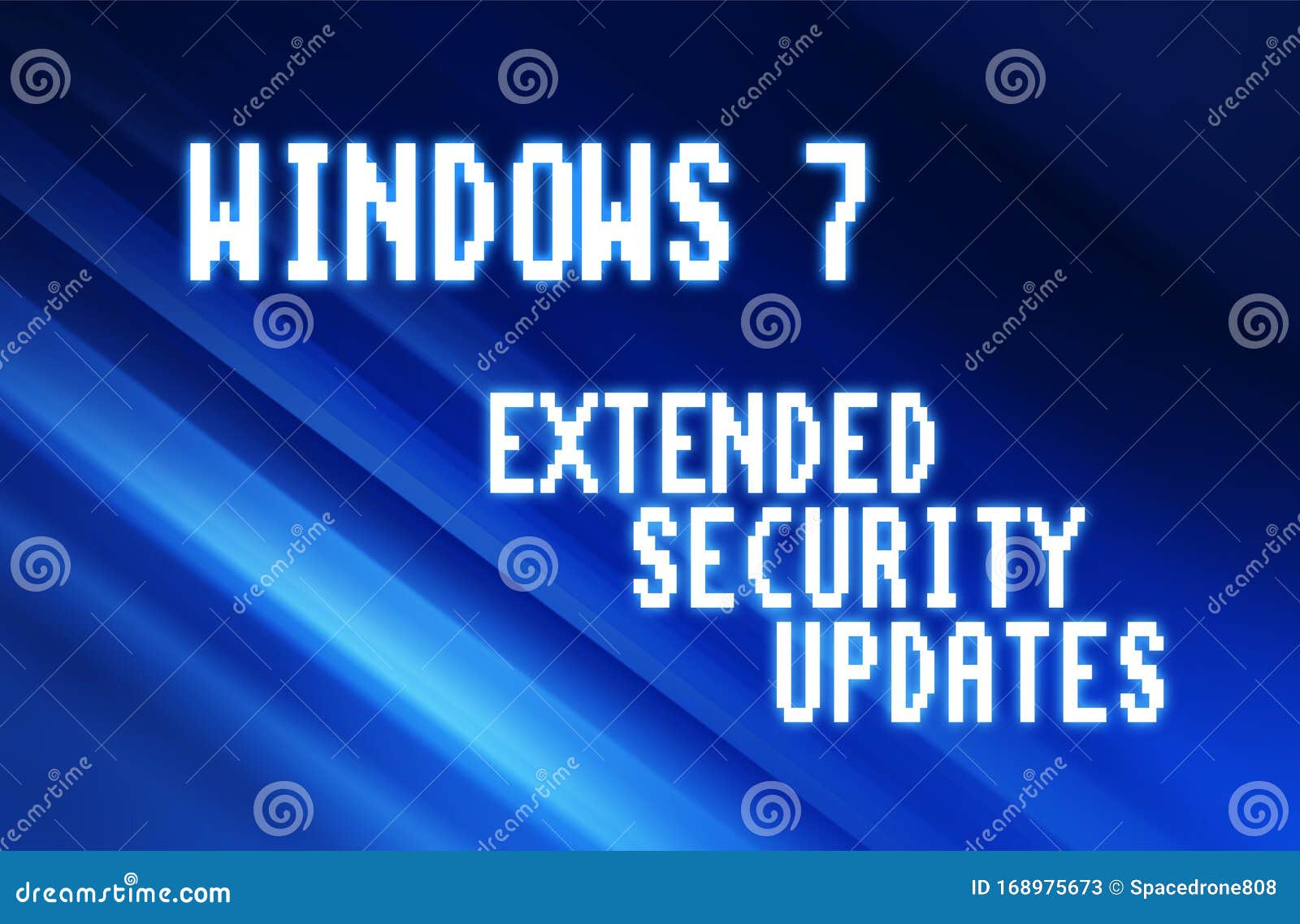 NORWAY, OSLO, January 11 2020: Windows 7 EOL Extended Security Updates ...