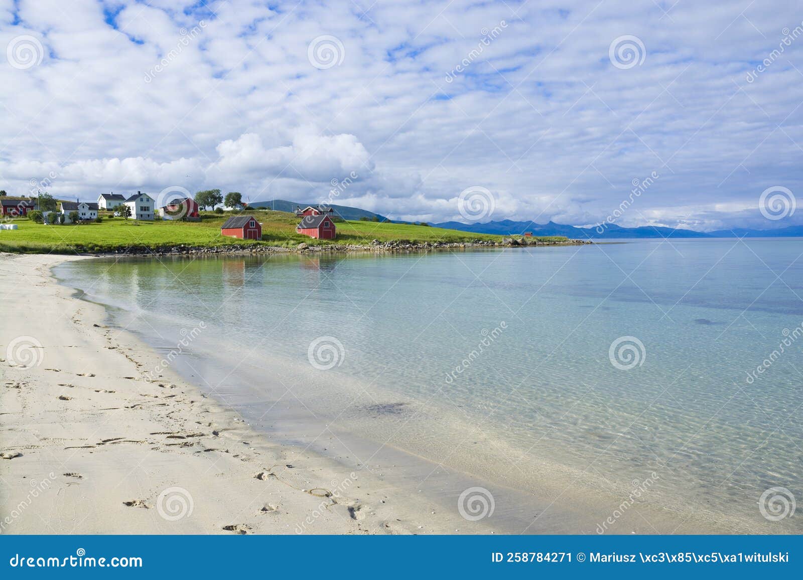Norway stock image. Image of landscape, sand, sandy - 258784271