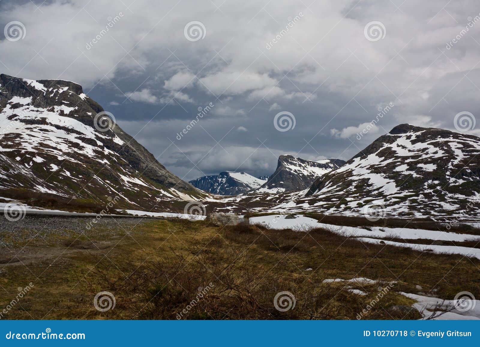Norway. Summer in Mountains Stock Photo - Image of steppe, rocks: 10270718
