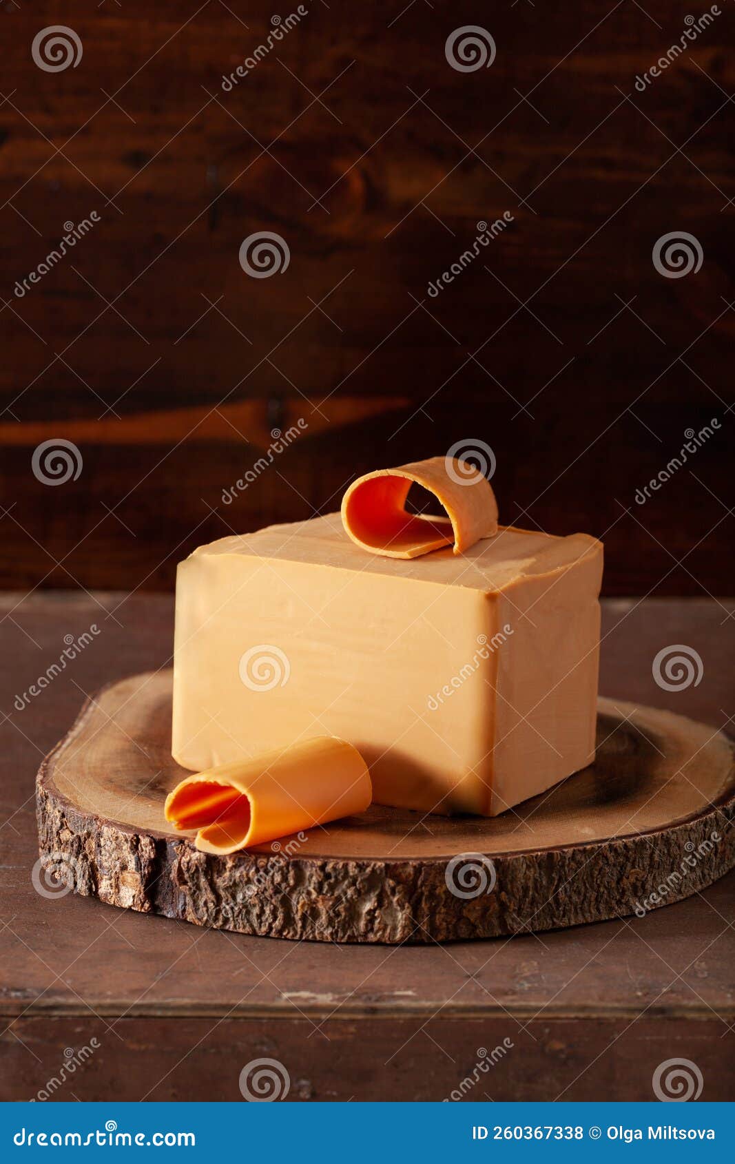 Norwegian Brunost Traditional Brown Cheese Stock Photo - Image of brown ...
