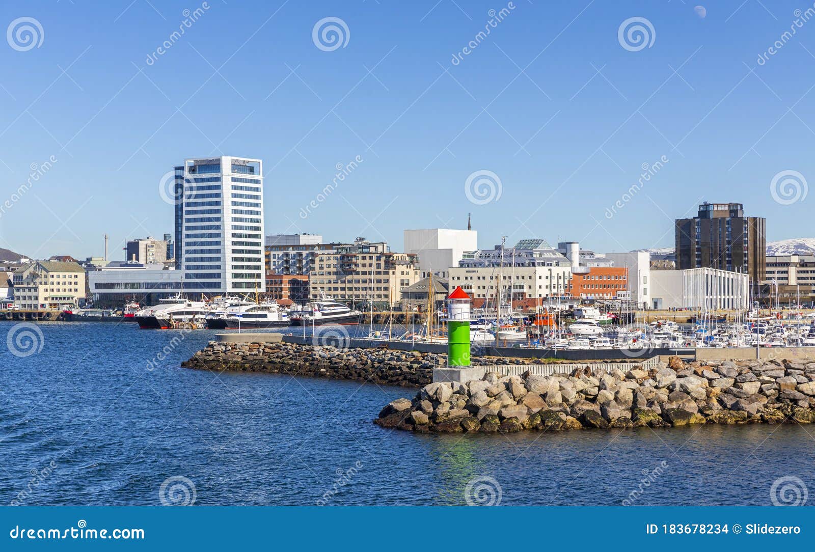 Norwegian City Bodo - Norway Stock Photo - Image of beautiful ...