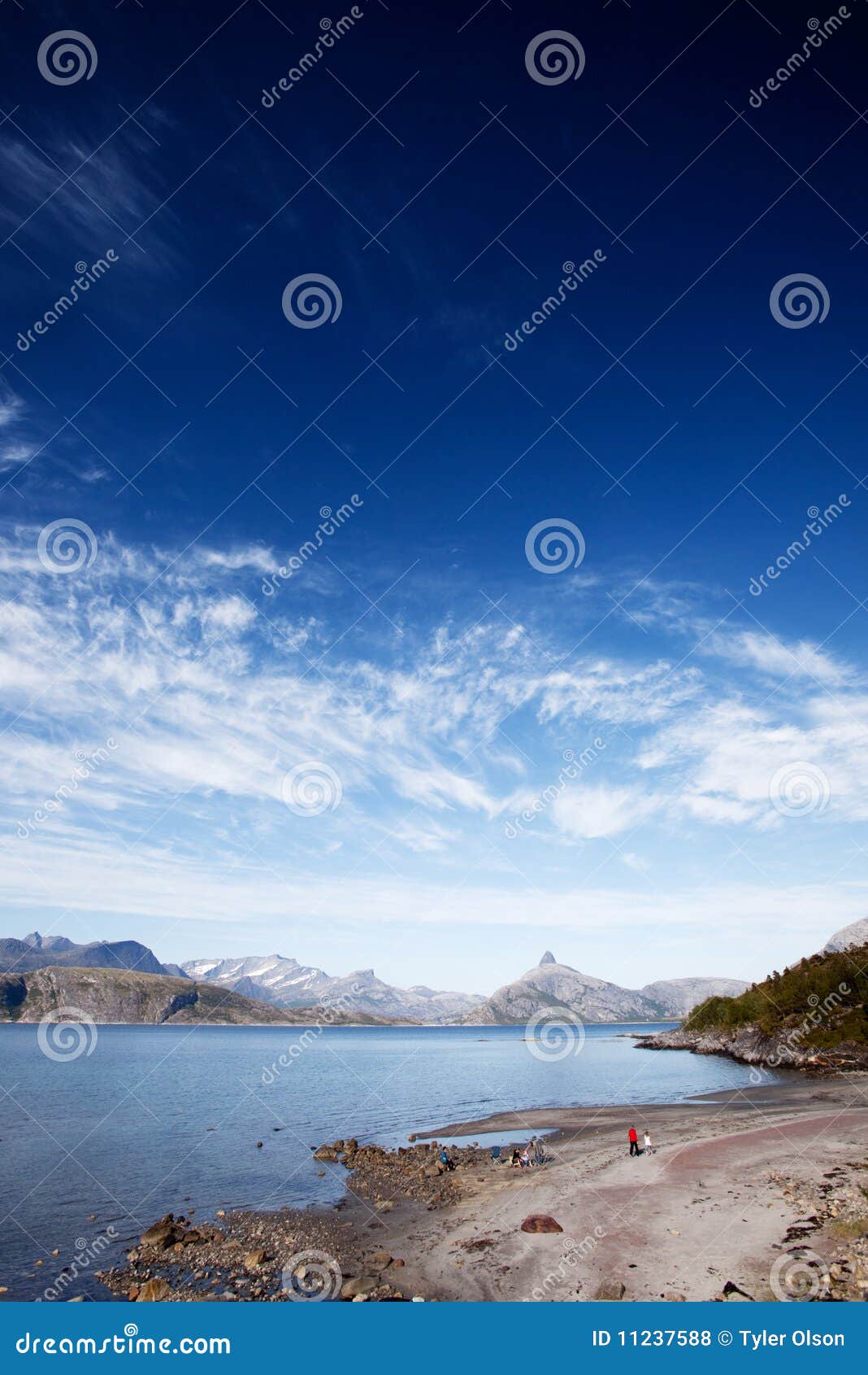 Norwegian Coast stock photo. Image of blue, norway, sand - 11237588