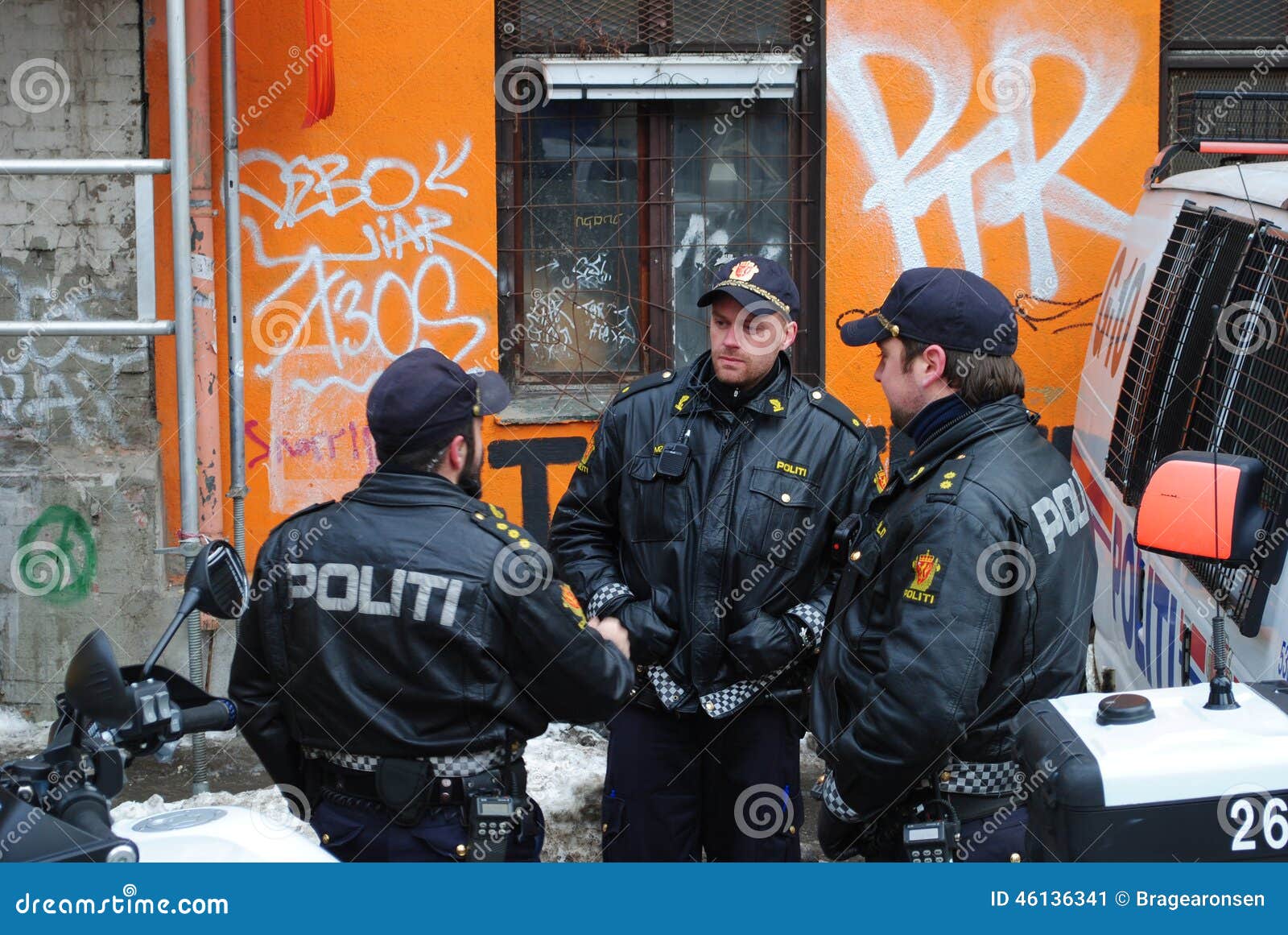 Norwegian cops editorial photo. Image of cops, protection - 46136341