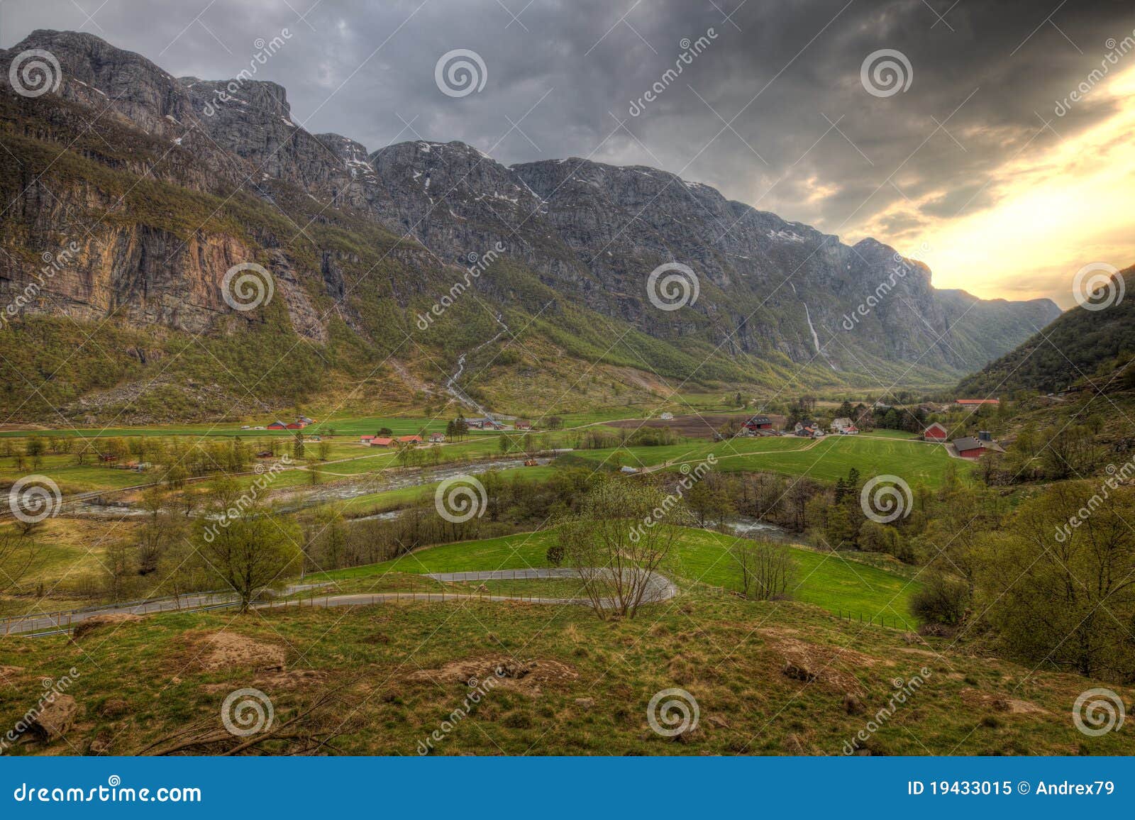Norwegian countryside stock image. Image of norway, scandinavia - 19433015