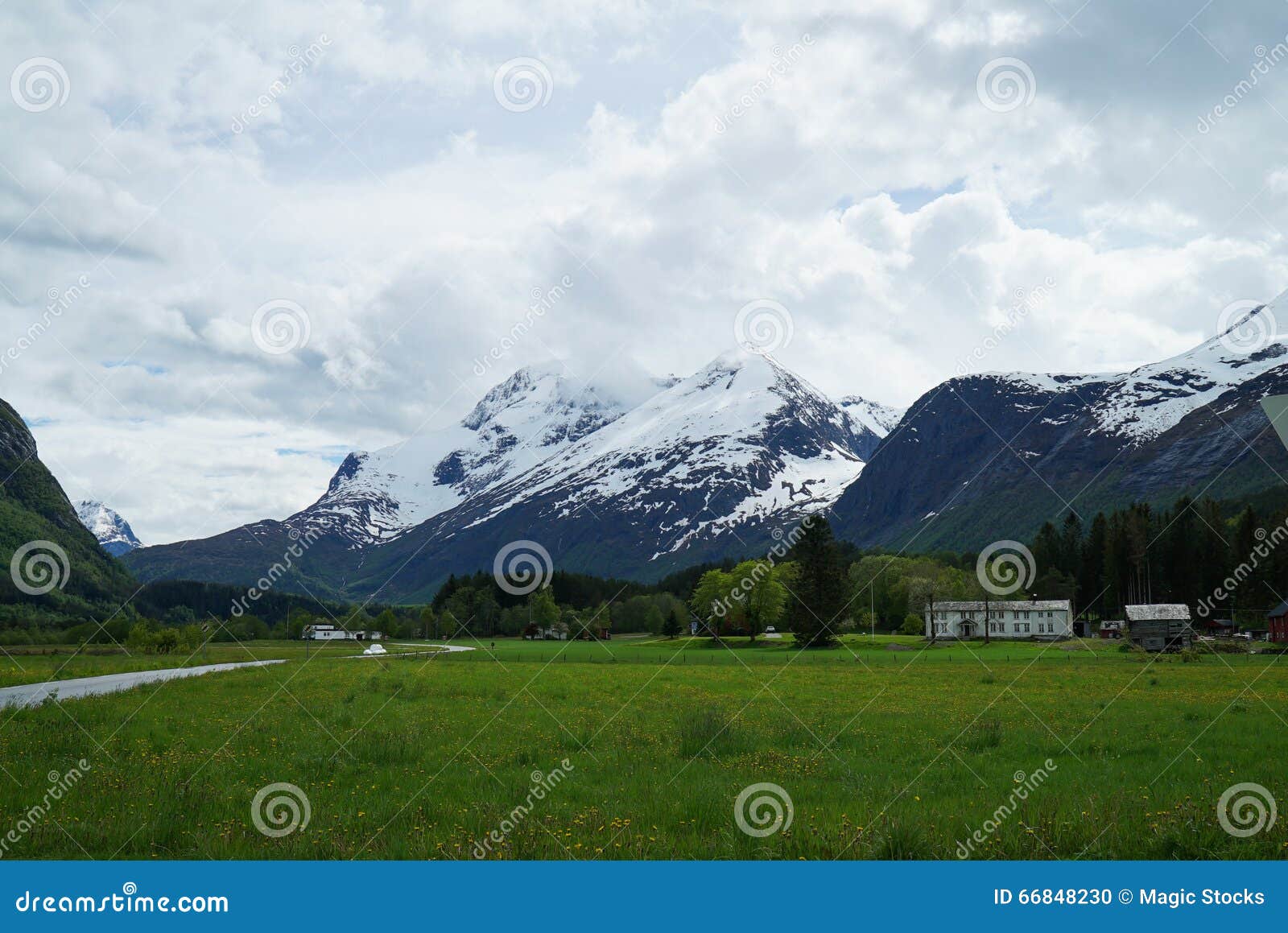 Norwegian Countryside stock photo. Image of eresfjord - 66848230