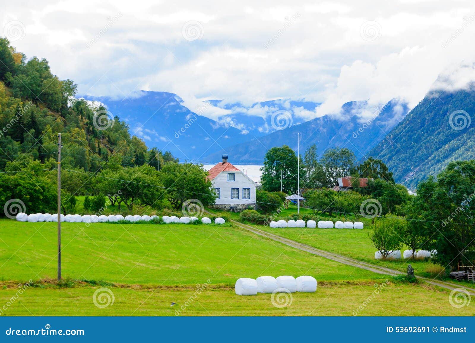 Norwegian Countryside stock image. Image of country, countryside - 53692691