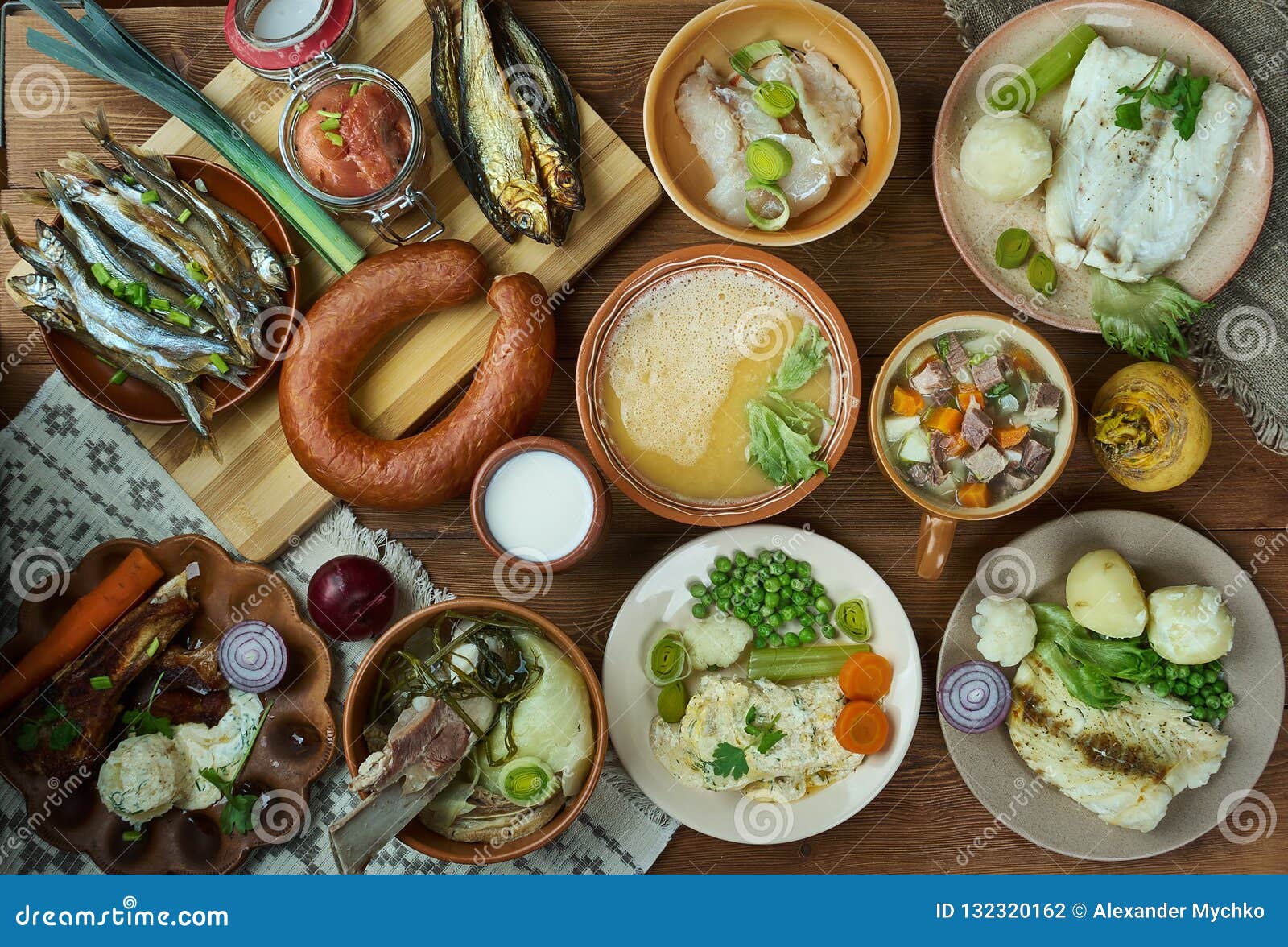 Norwegian cuisine stock photo. Image of norwegian, lutefisk - 132320162