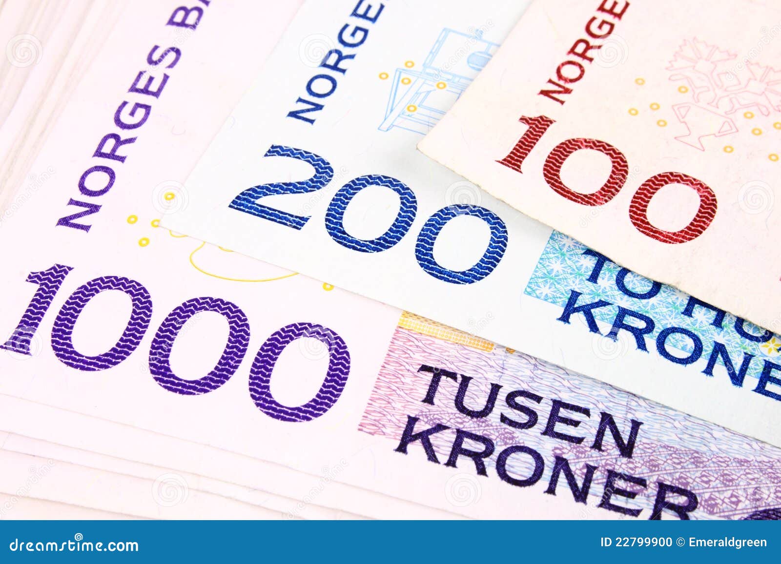 Norwegian Currency 1000b stock photo. Image of banknote - 22799900