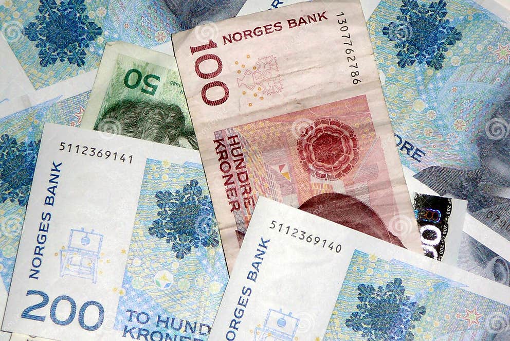Norwegian currency stock image. Image of values, currency - 1093407