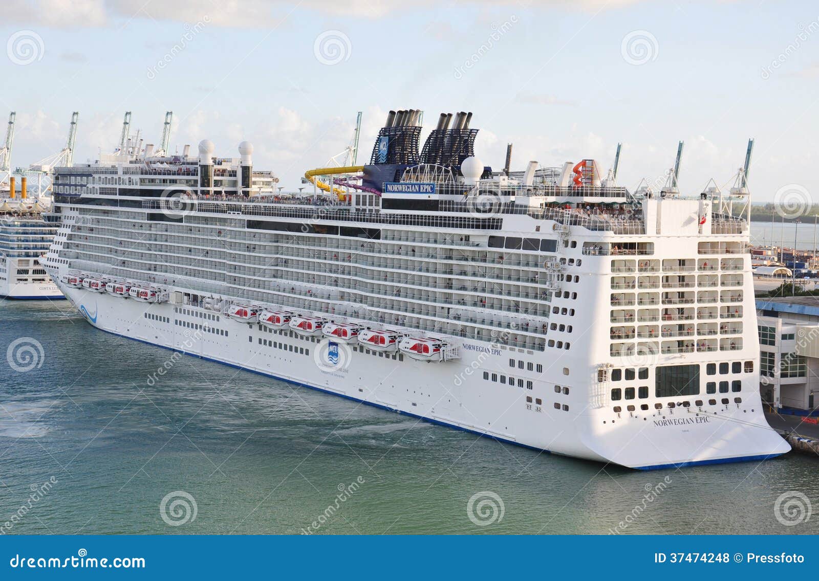 Norwegian Epic Cruise Ship Editorial Photo | CartoonDealer.com #67225959