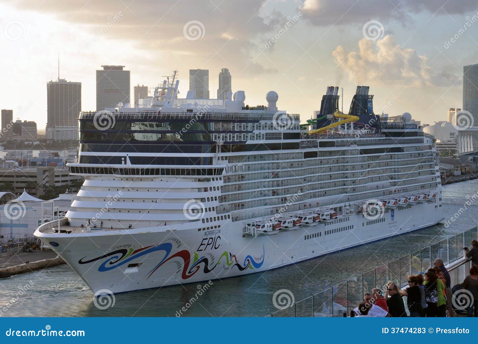 Norwegian Epic editorial stock photo. Image of island - 37474283