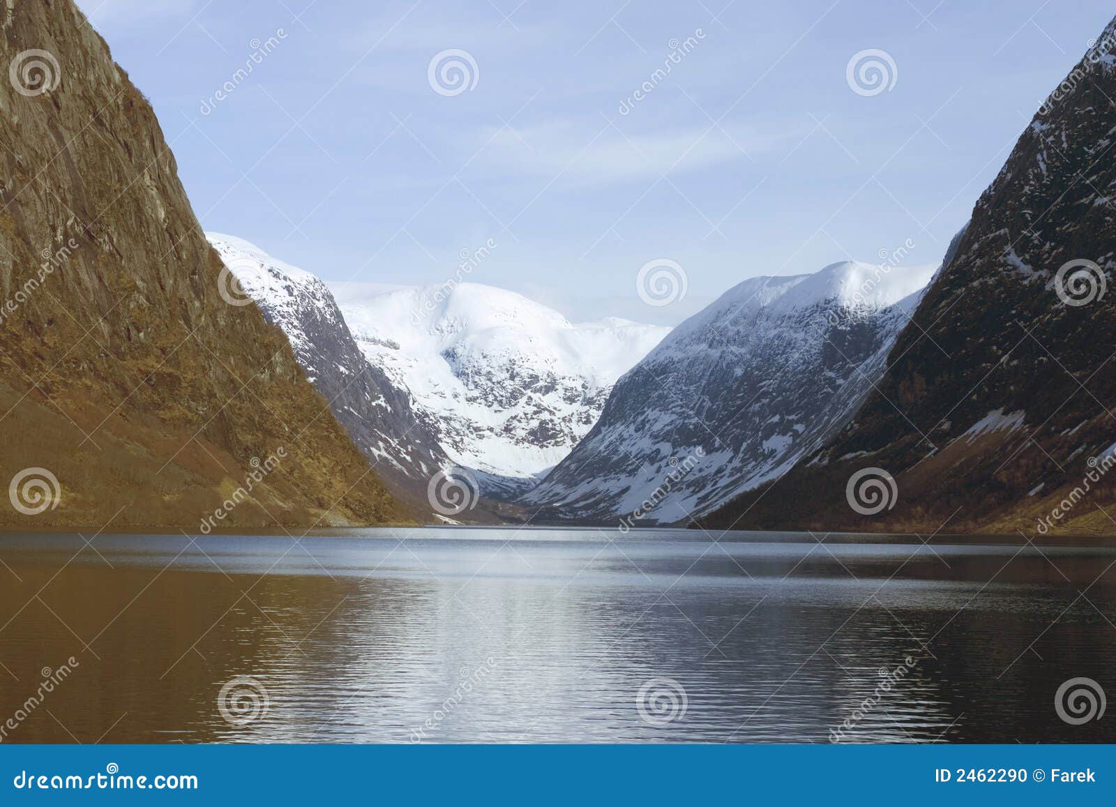 Norwegian fiord stock photo. Image of european, mountain - 2462290