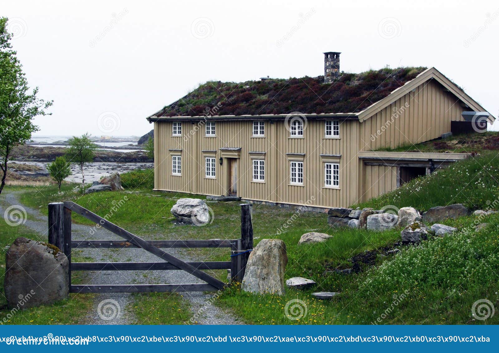Norwegian House on the Beach Stock Photo - Image of museum, norwegian ...