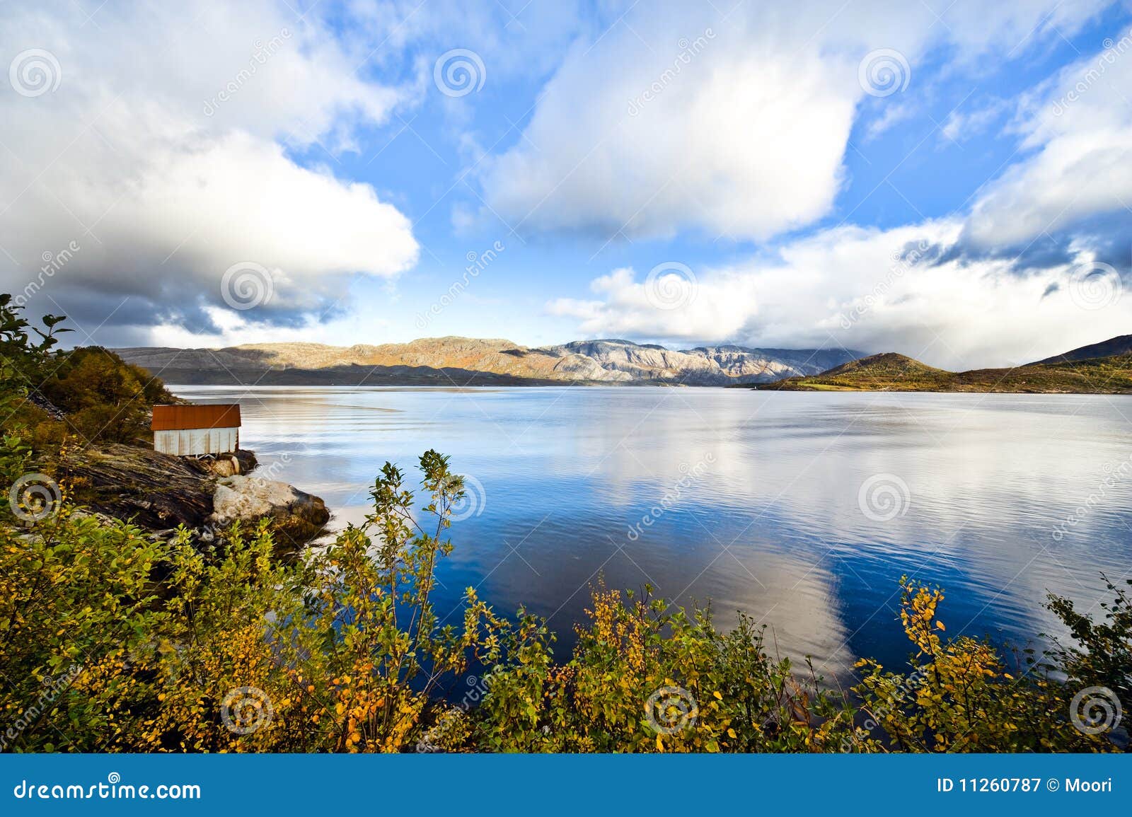 Norwegian landscape stock image. Image of calm, europe - 11260787