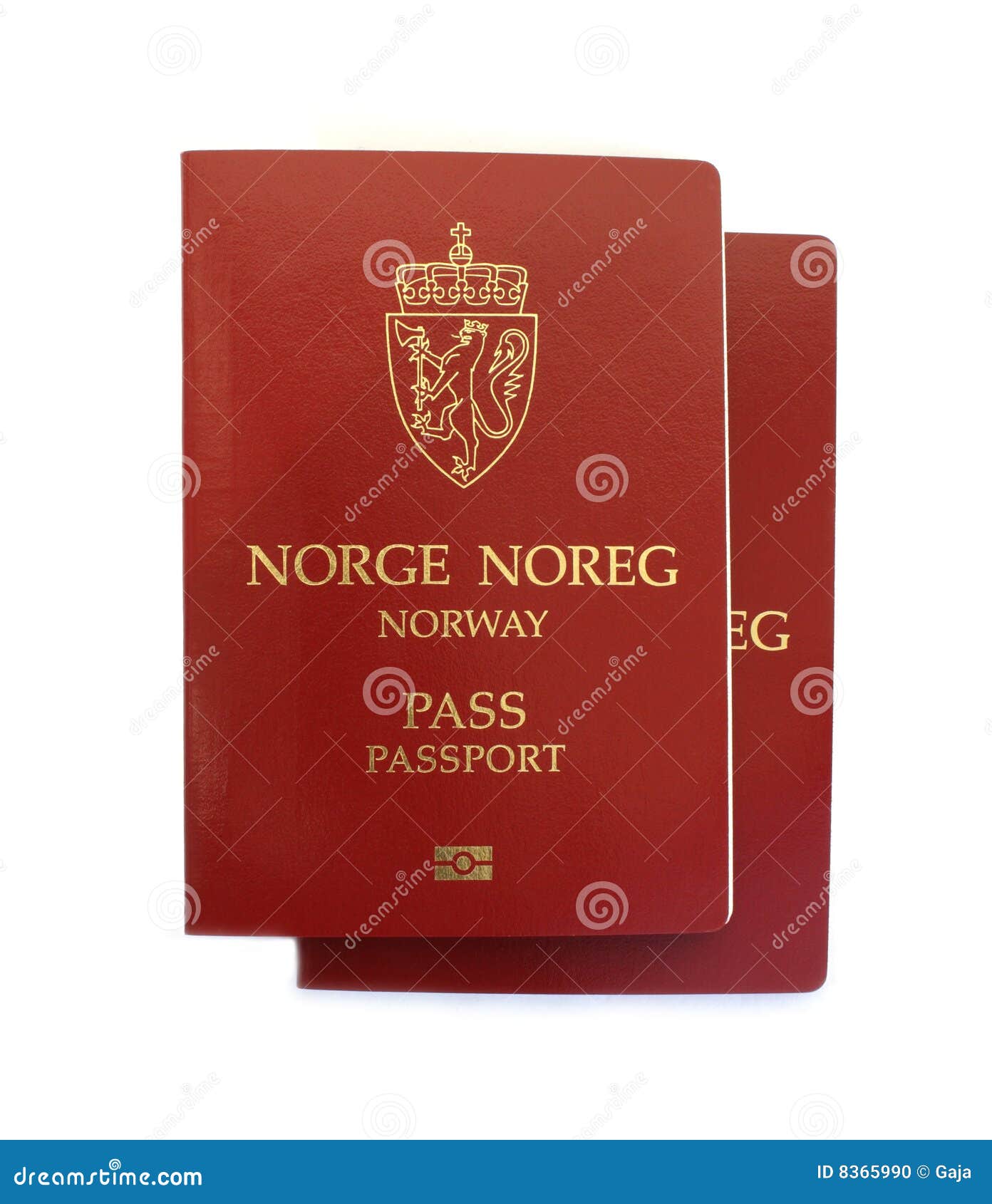 Norwegian Passports Stock Photo - Image: 8365990
