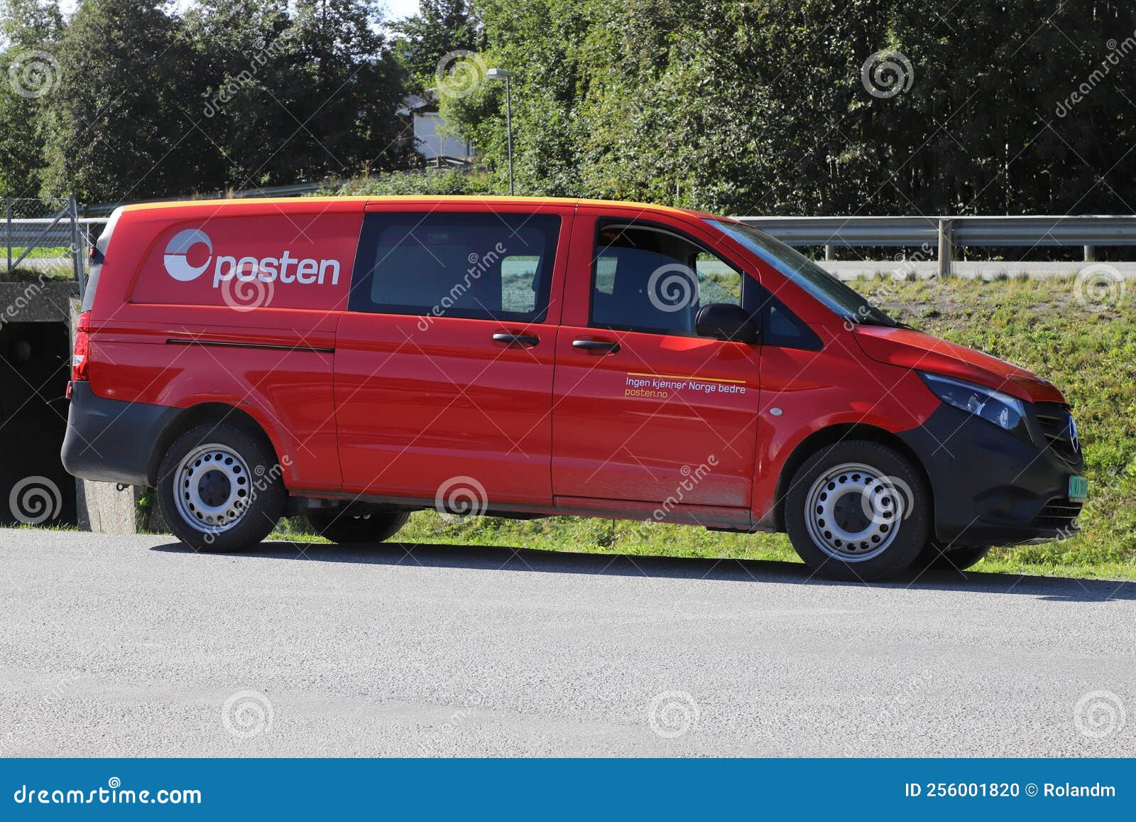 Norwegian Postal Service Car Editorial Image - Image of company, logo ...