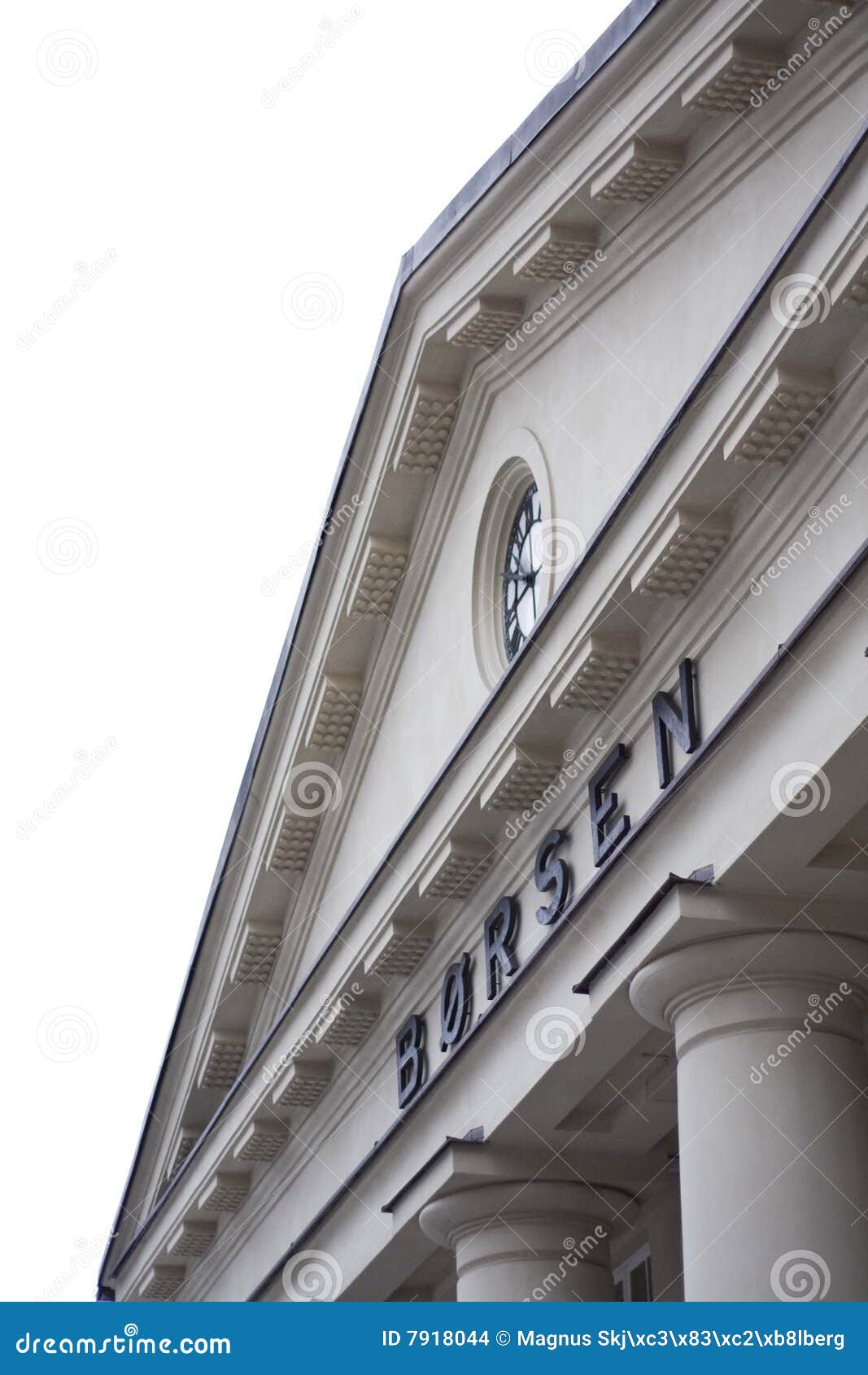 The Norwegian Stock Exchange Oslo BÃ¸rs, Side View Editorial Stock ...