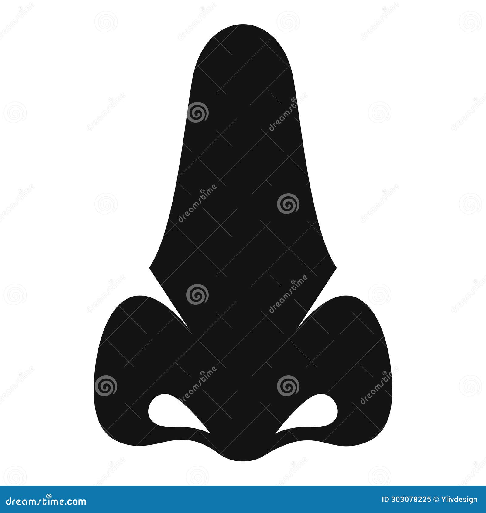 Nose Bioprinting Icon Simple Vector. Medica Future Science Stock Vector ...