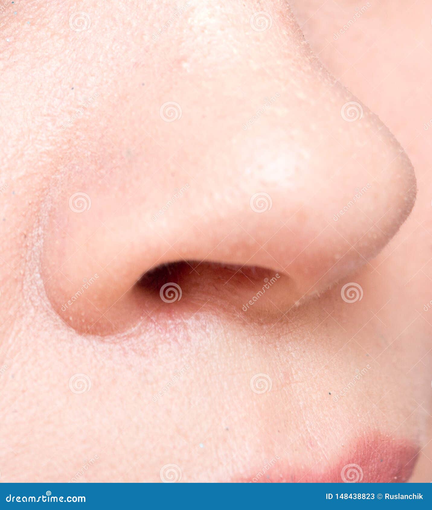 Nose stock image. Image of human, body, white, beautiful - 148438823