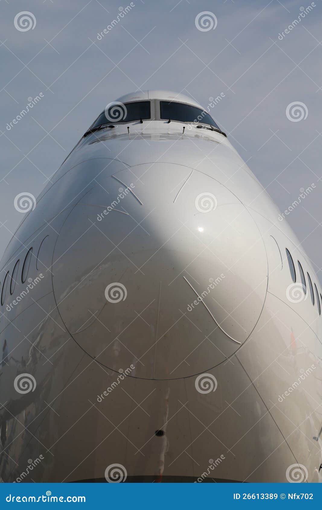 Nose and Cockpit of Lufthansa Boeing 747-8 Editorial Stock Image ...