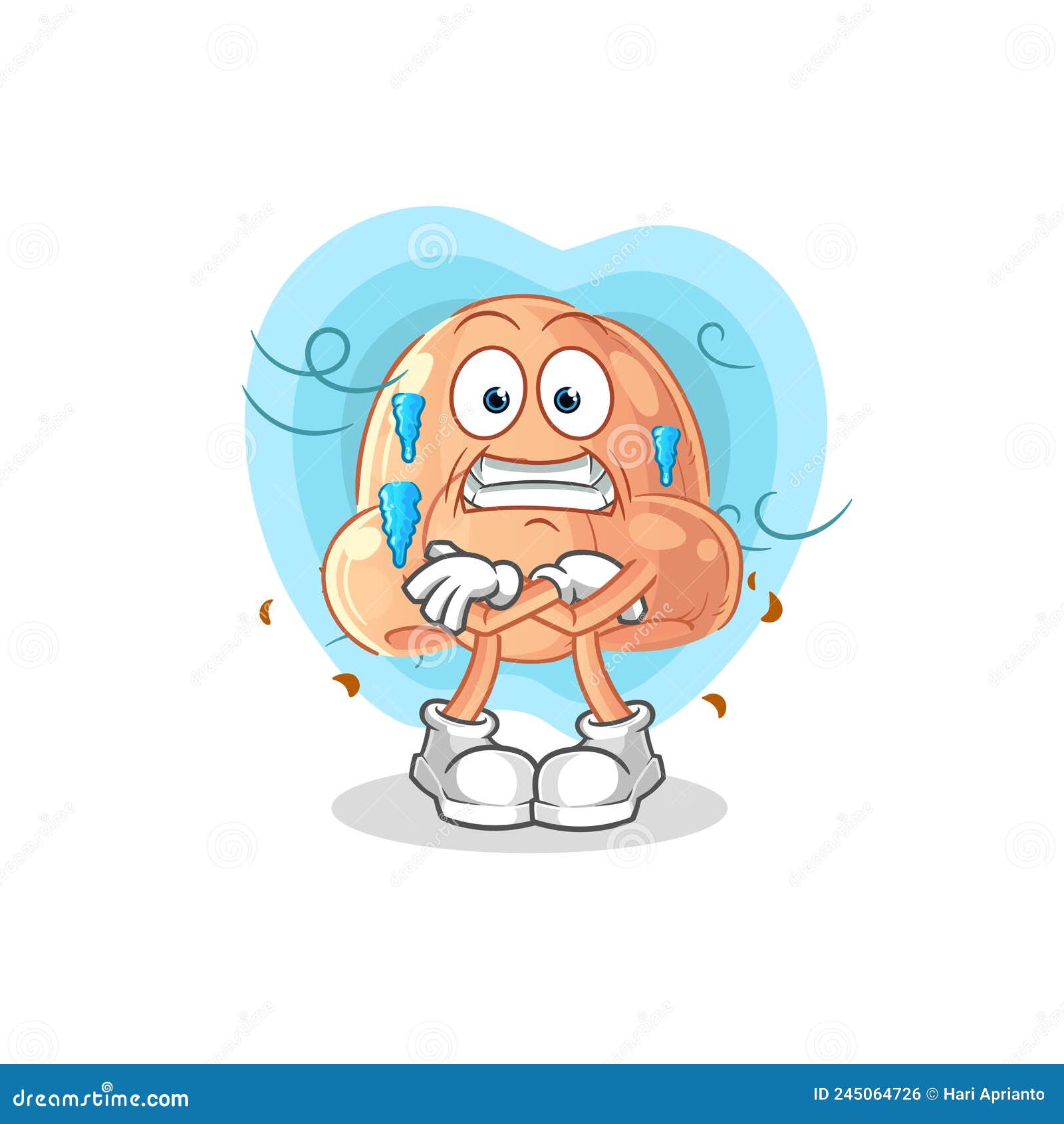 Nose Cold Illustration. Character Vector Stock Vector - Illustration of ...