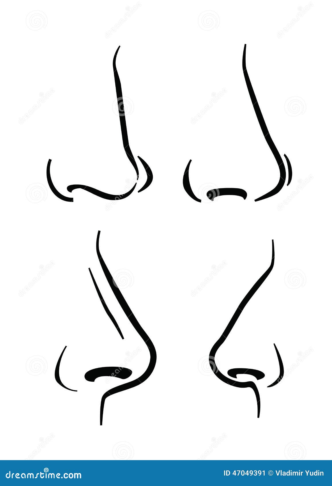 Nose Profile Clipart