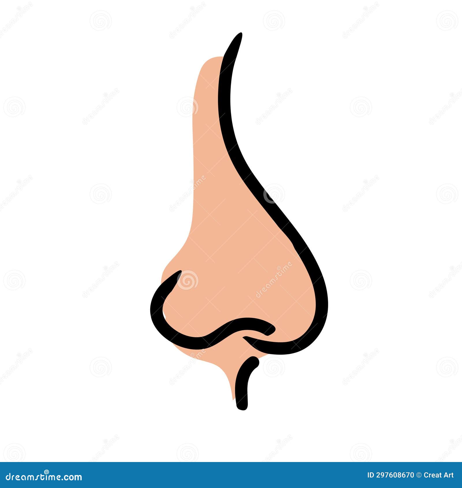 Nose Job Icons Set Cartoon Vector. Surgical Nasal Improvement ...