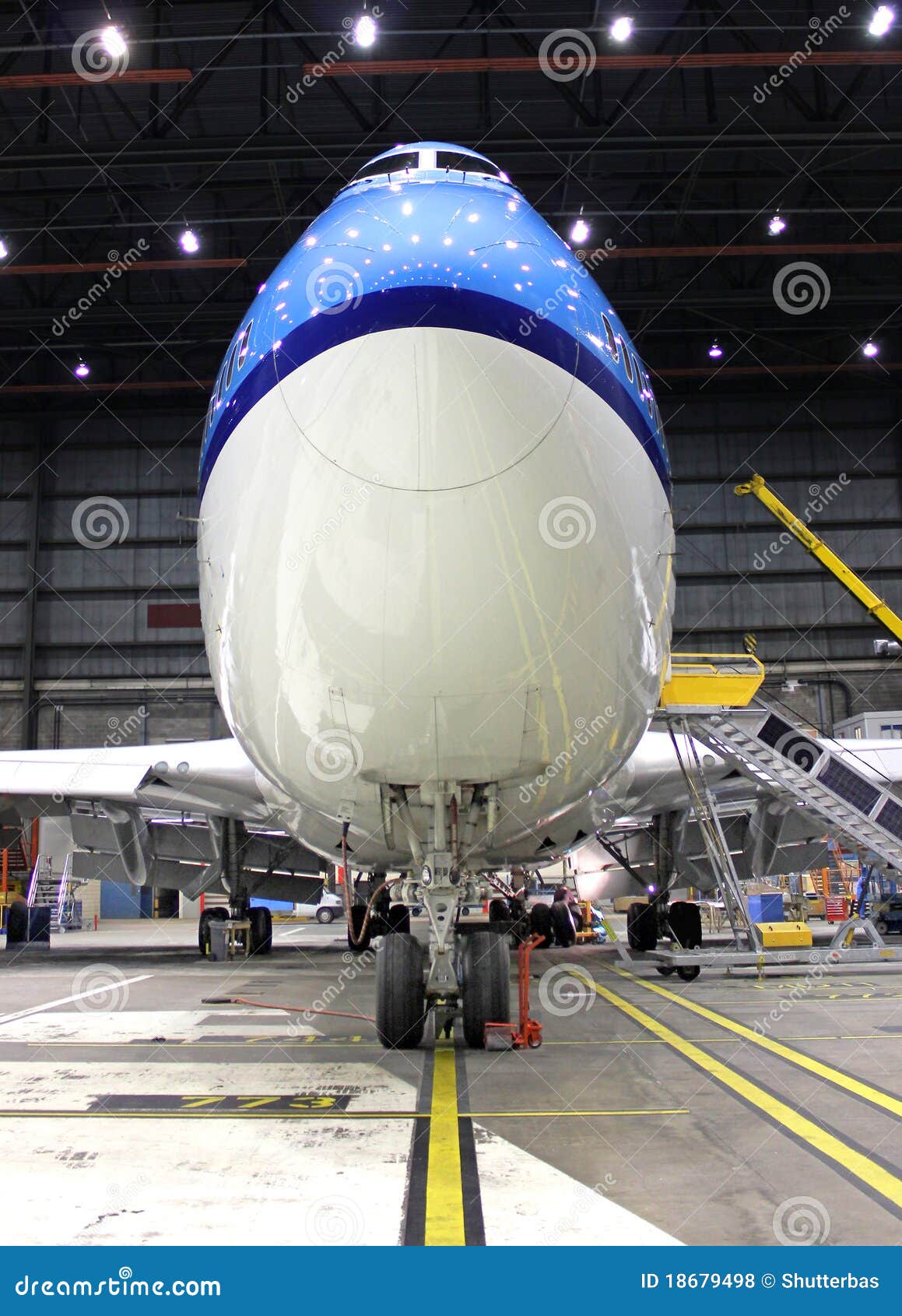 Nose large jet stock photo. Image of airliner, colorful - 18679498