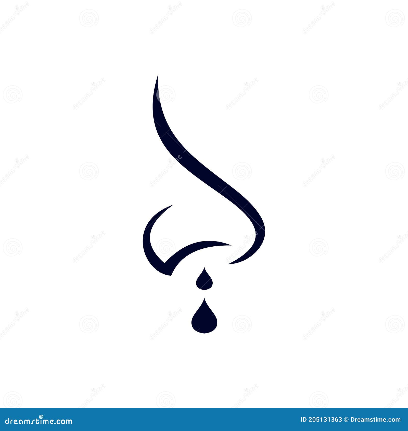 Nose Logo Design Vector Template, Organs Logo Design Concept, Icon ...