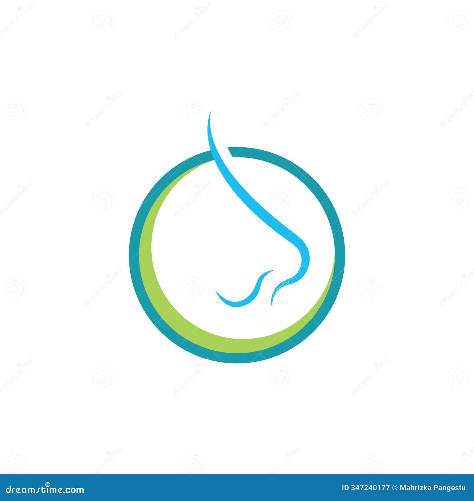 Nose logo stock illustration. Illustration of smell - 347240177